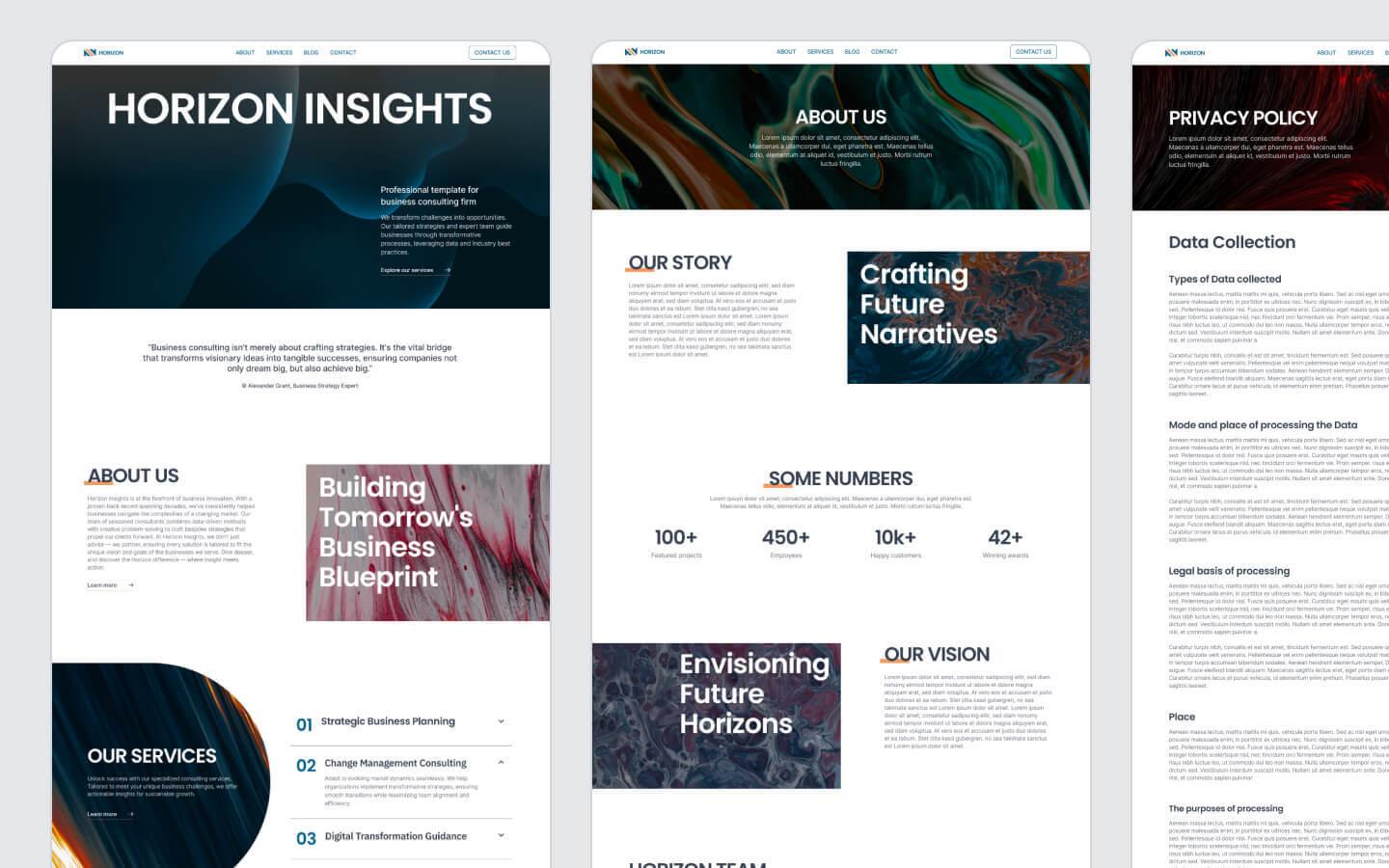 HorizonInsights - Agency HTML5 Responsive Website Template