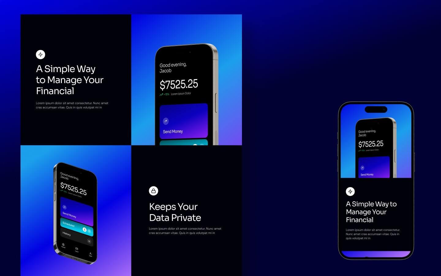 Finpage - App HTML5 Responsive Website Template