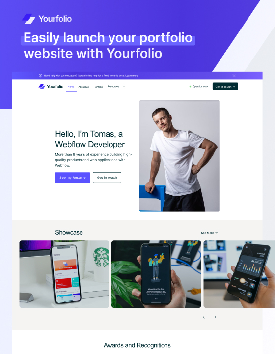 Yourfolio - Portfolio HTML5 Responsive Website Template