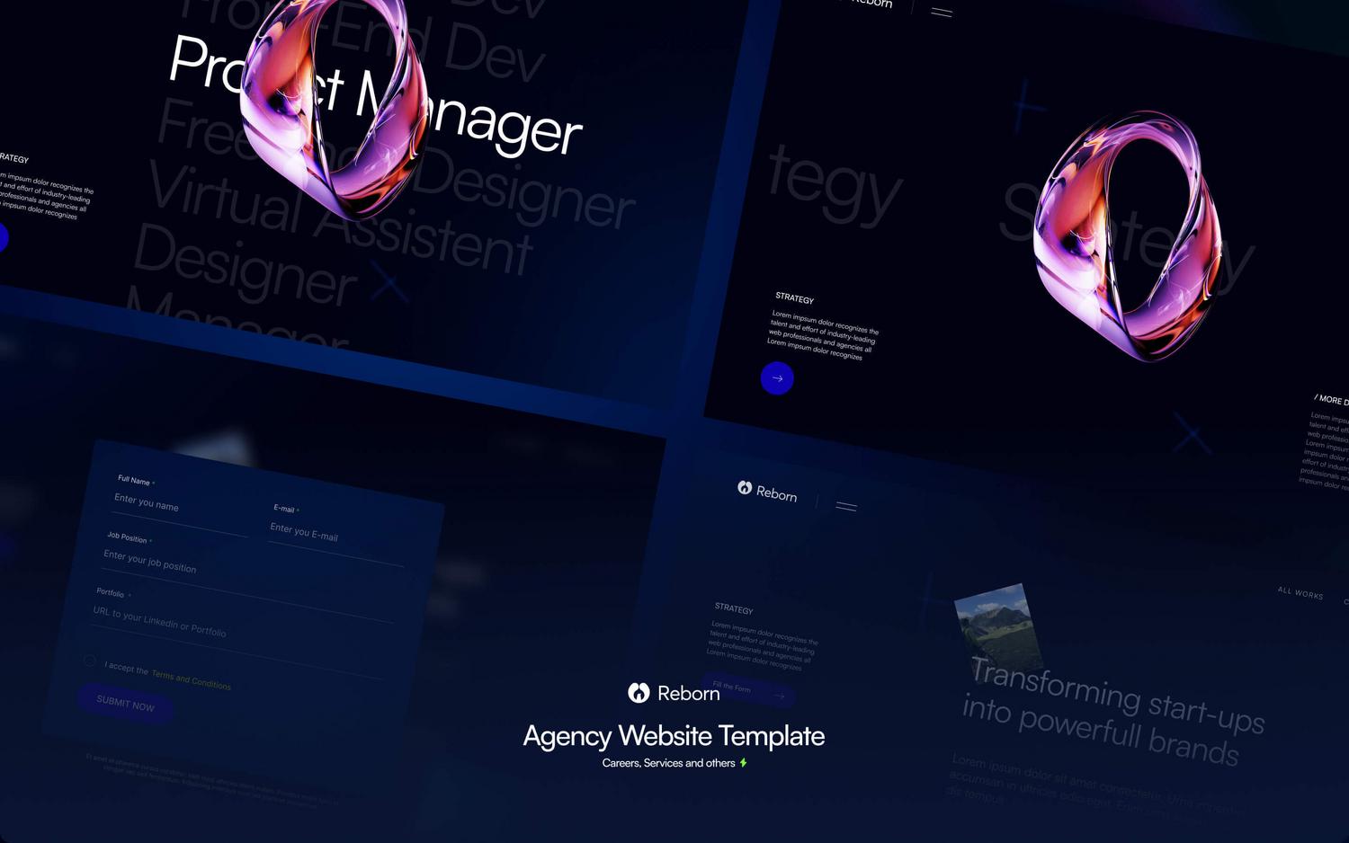 Reborn - Agency HTML5 Responsive Website Template