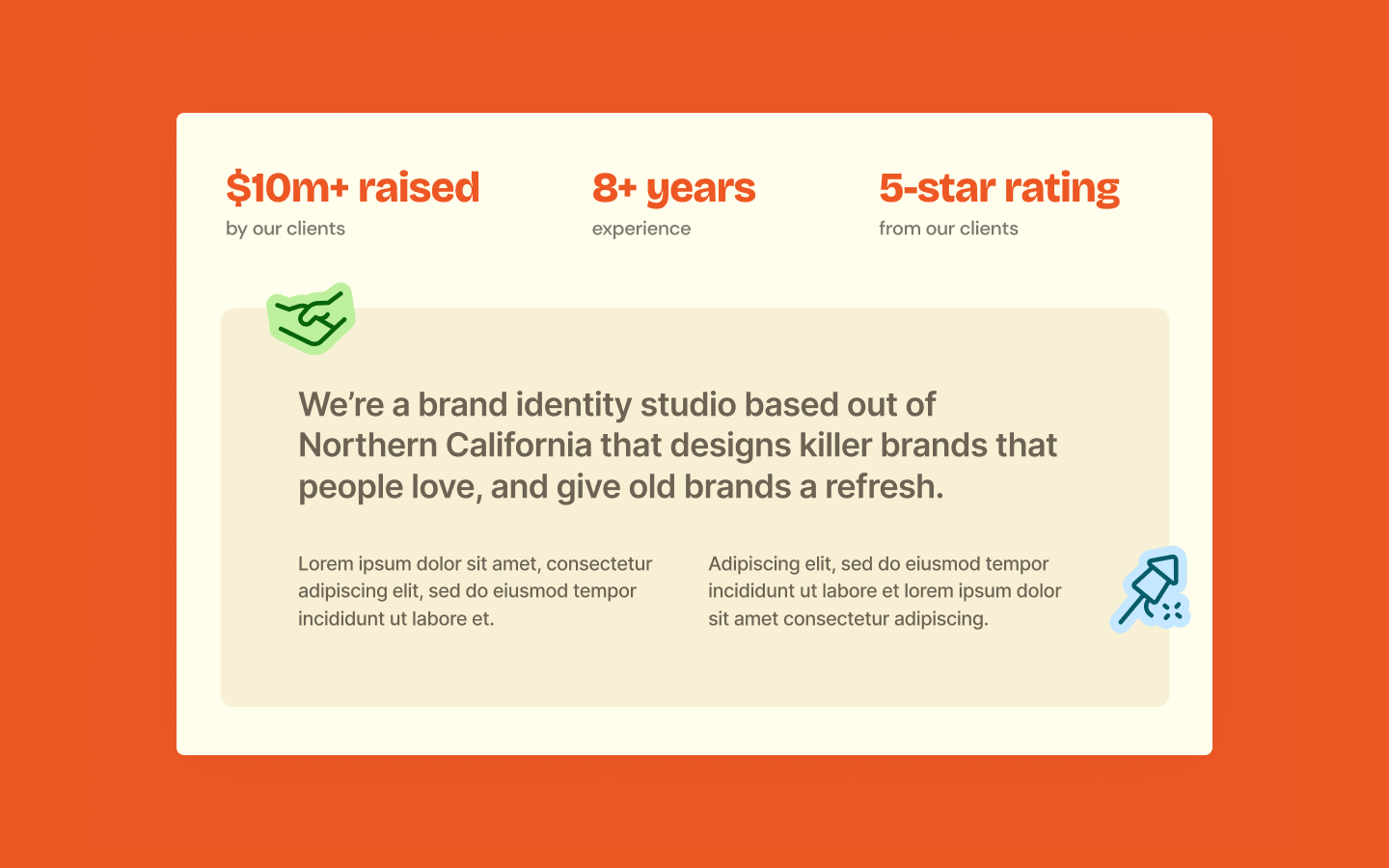 Stickers - Portfolio HTML5 Responsive Website Template