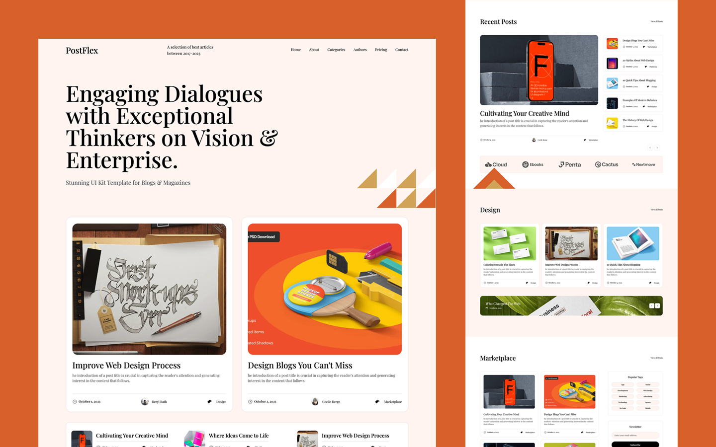 PostFlex - Magazine HTML5 Responsive Website Template