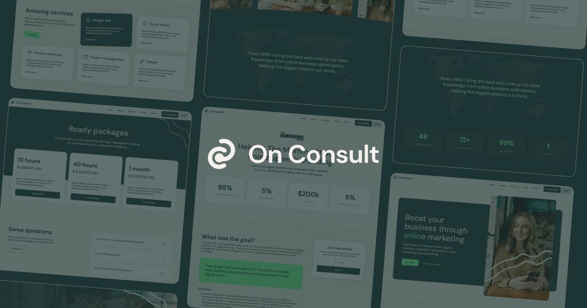 On Consult - Consulting HTML5 Responsive Website Template