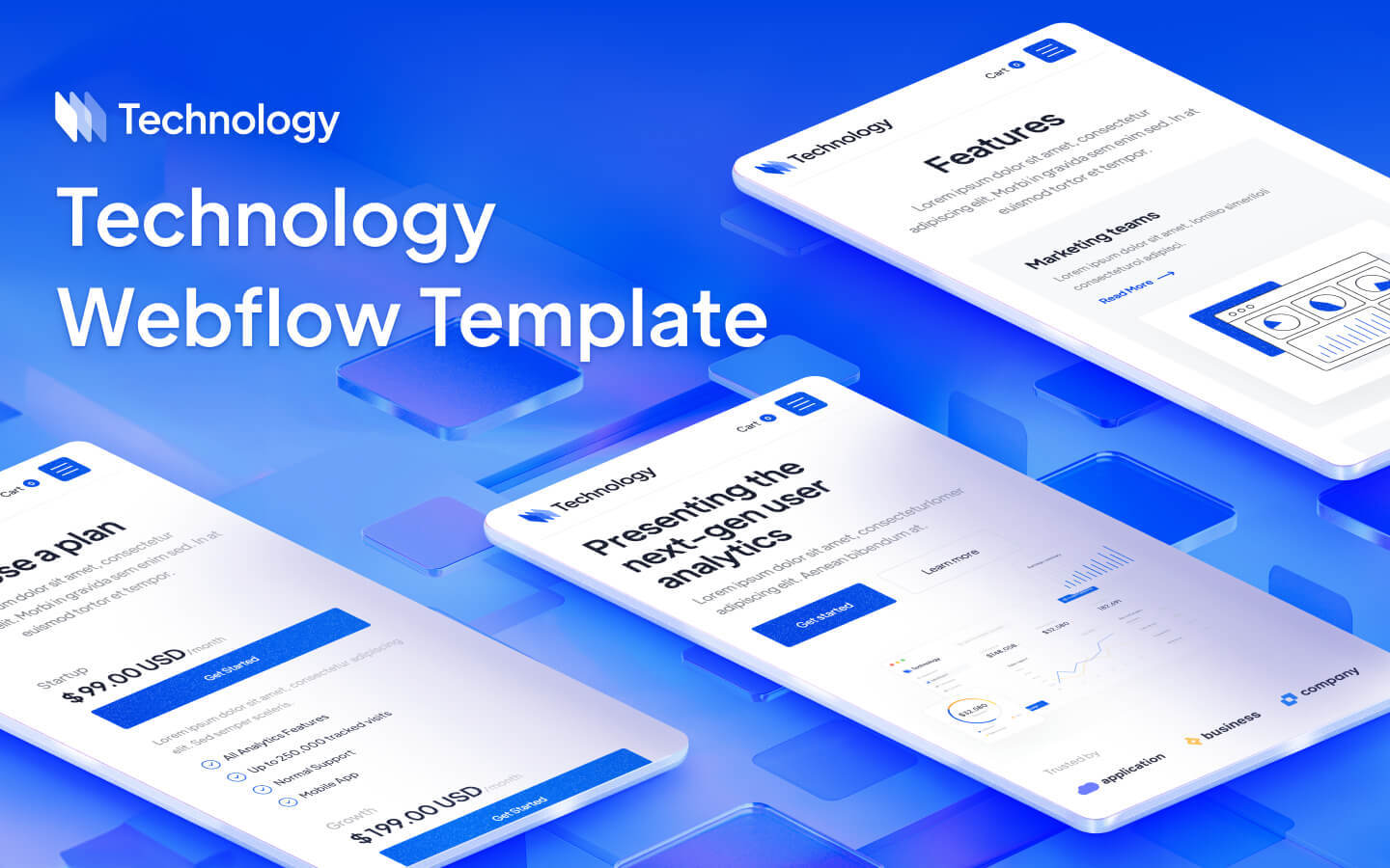 Technology - Startup HTML5 Responsive Website Template