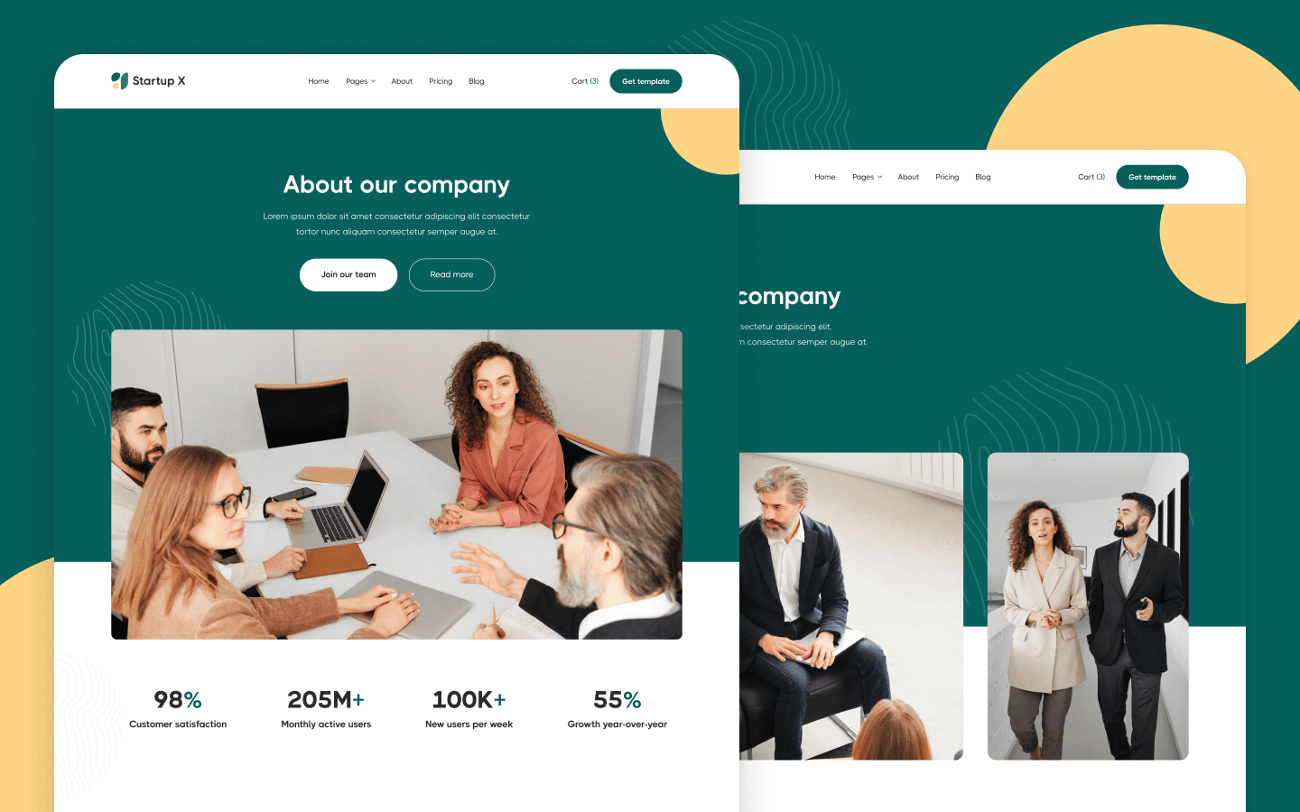 Startup X - Startup HTML5 Responsive Website Template