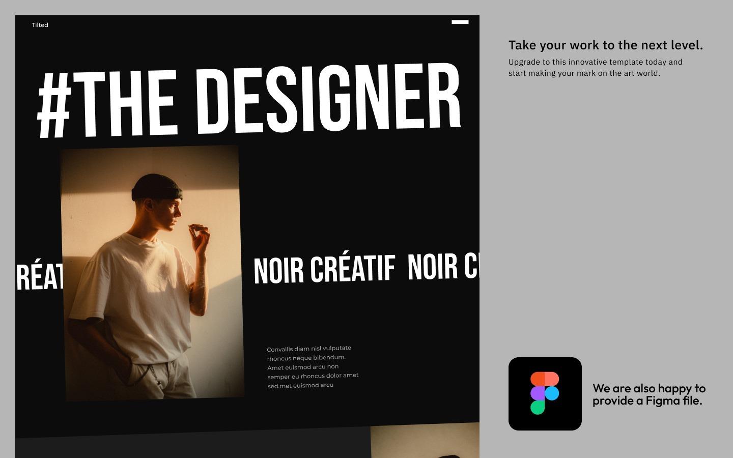 Tilted - Portfolio HTML5 Responsive Website Template