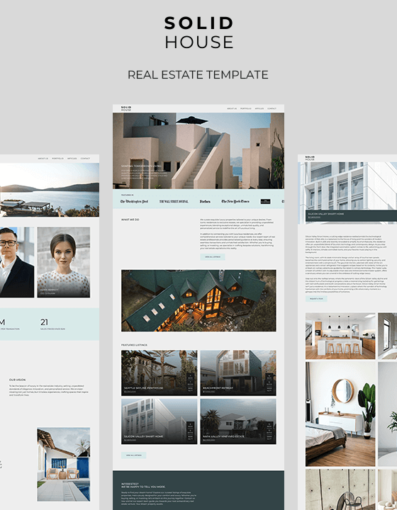 Solid House - Real Estate HTML5 Responsive Website Template
