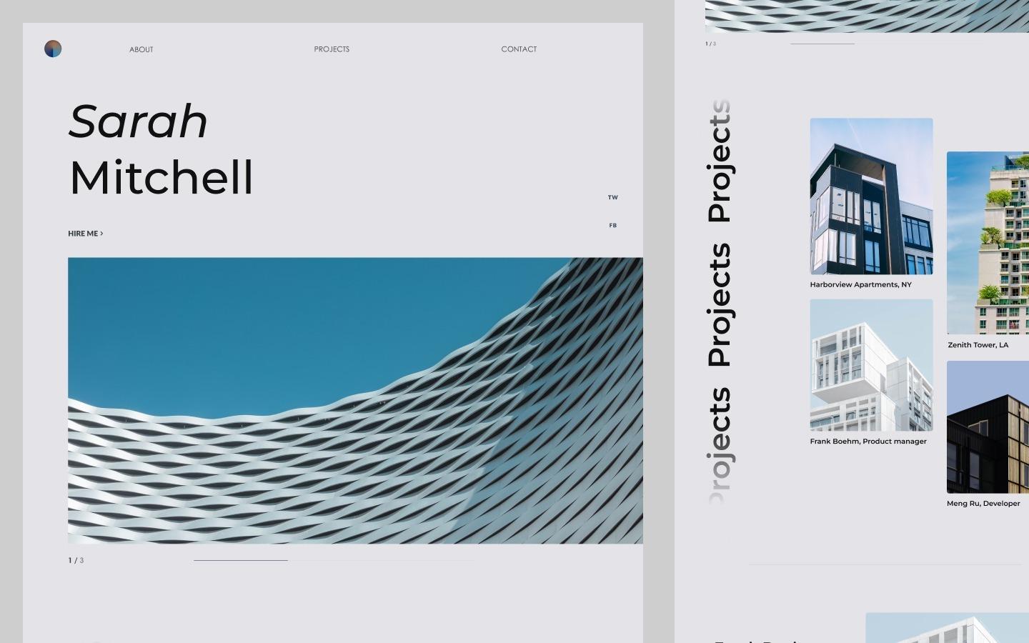 Blue-print - Architecture HTML5 Responsive Website Template
