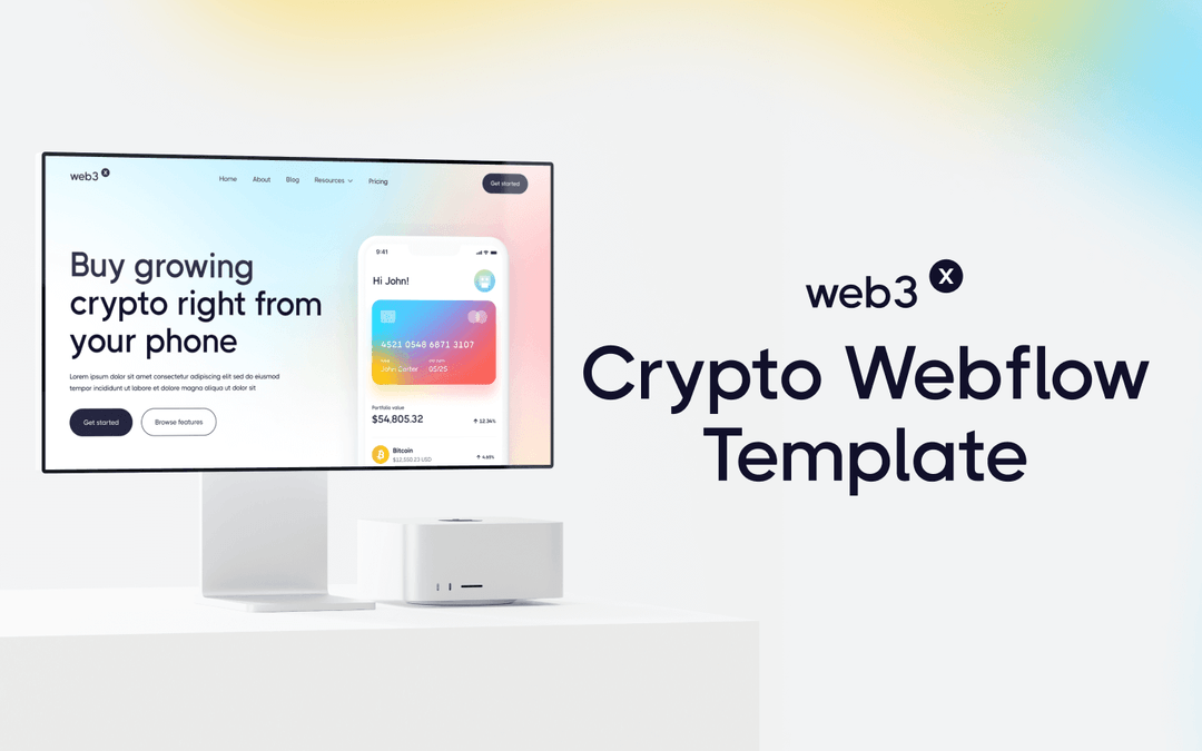 Web3 X - App HTML5 Responsive Website Template