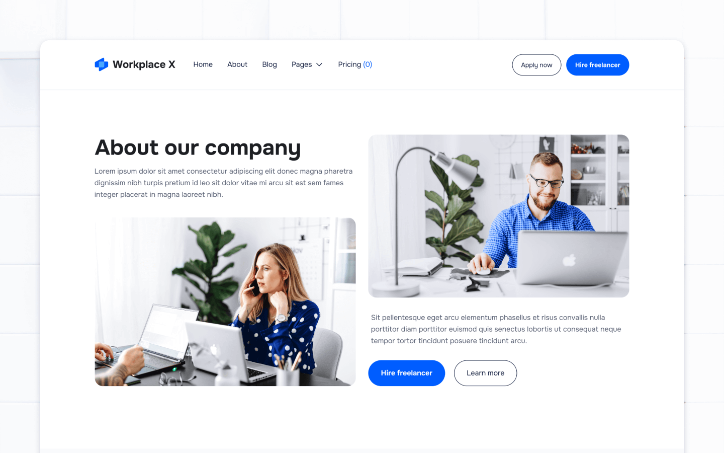 Workplace X - Directory HTML5 Responsive Website Template