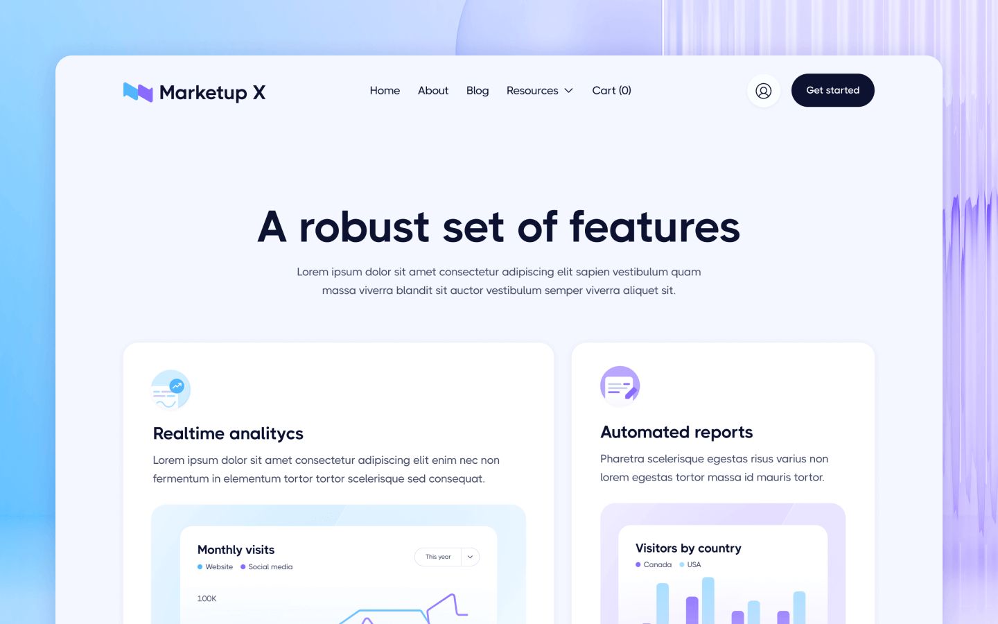 Marketup X - Software HTML5 Responsive Website Template