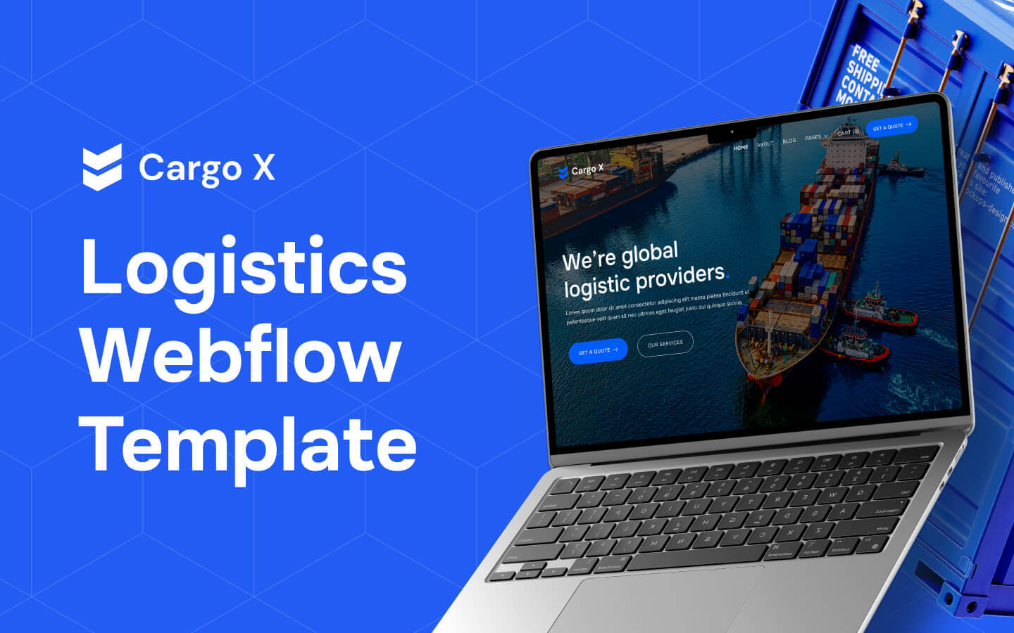 Cargo X - Transport HTML5 Responsive Website Template