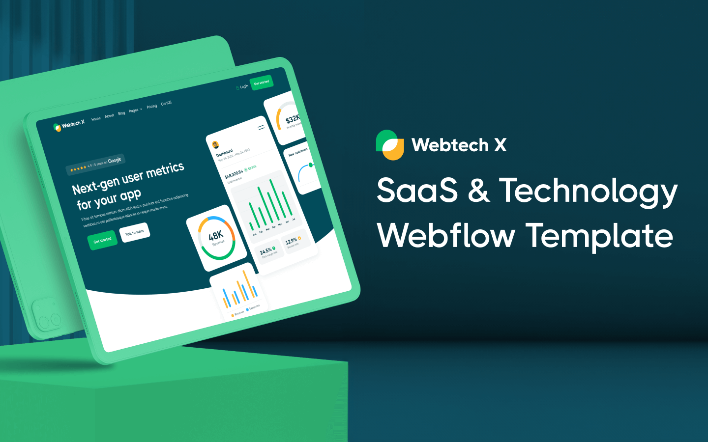Webtech X - SaaS HTML5 Responsive Website Template