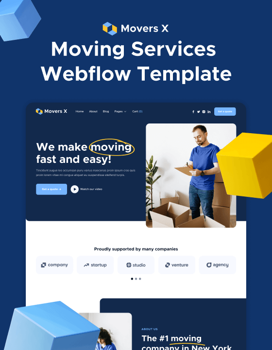 Movers X - Transport HTML5 Responsive Website Template