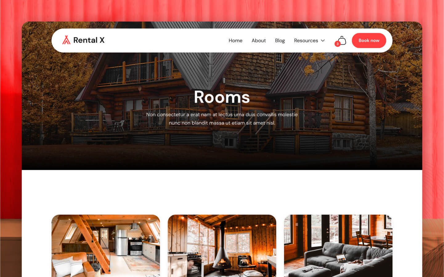 Rental X - Hotel HTML5 Responsive Website Template