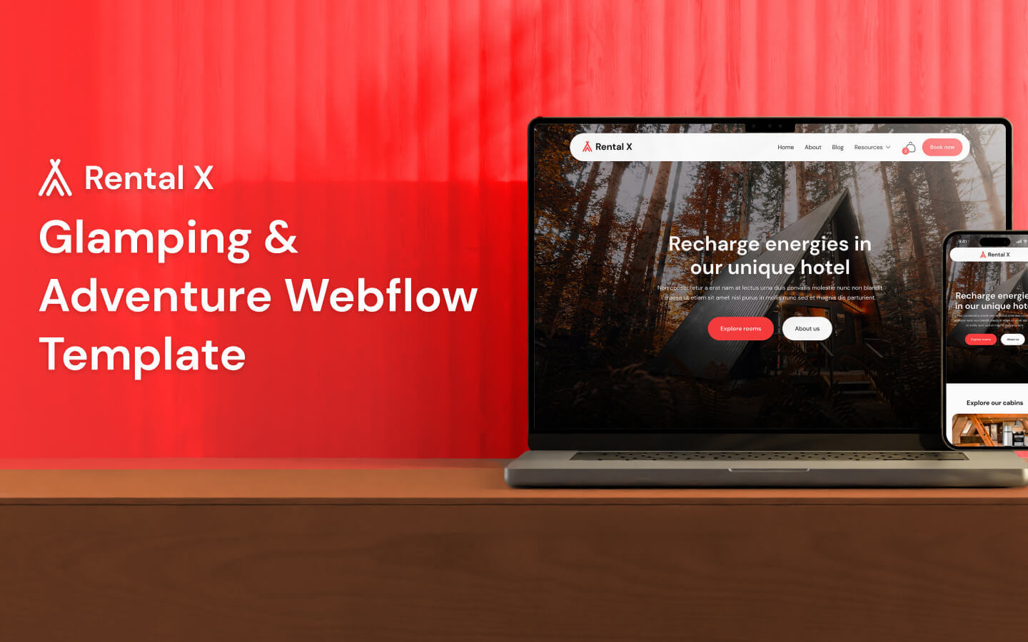 Rental X - Hotel HTML5 Responsive Website Template