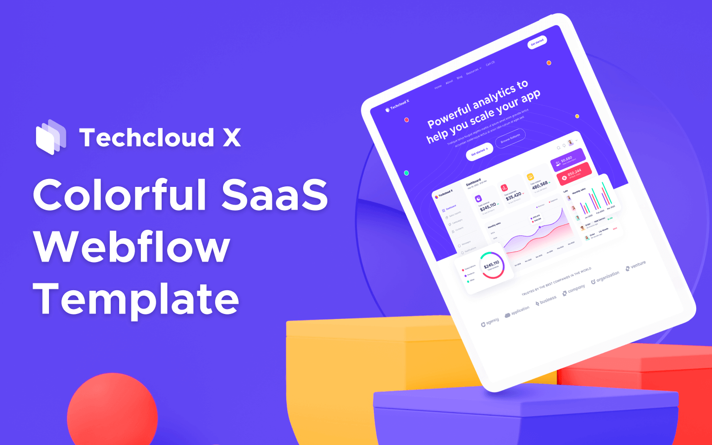 Techcloud X - SaaS HTML5 Responsive Website Template