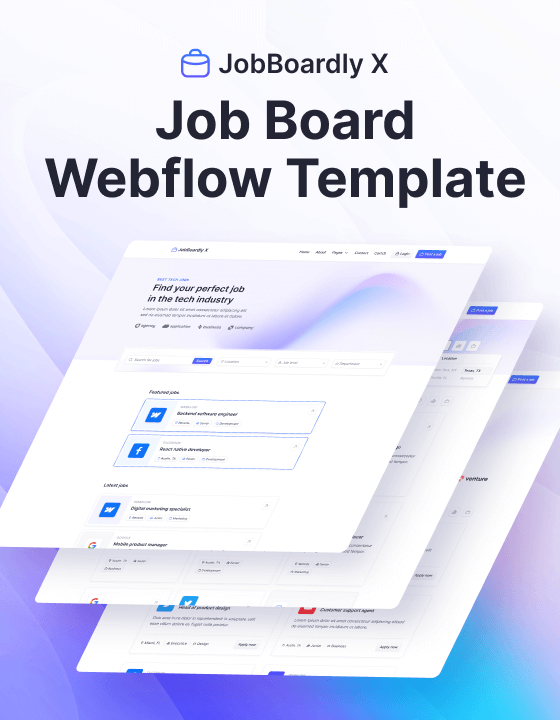 JobBoardly X - Job Portal HTML5 Responsive Website Template
