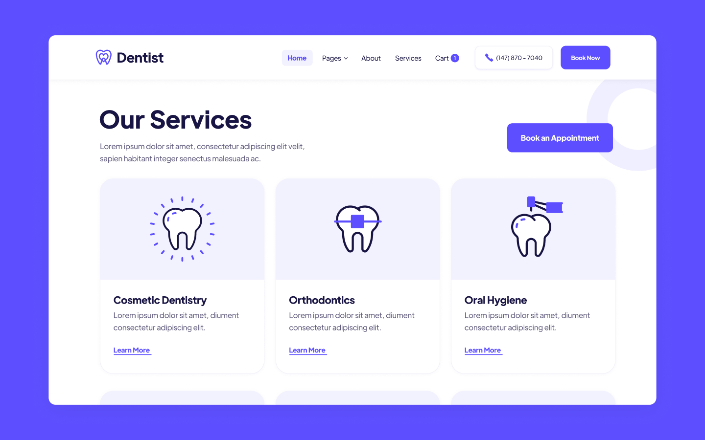 Dentist - Dentist HTML5 Responsive Website Template