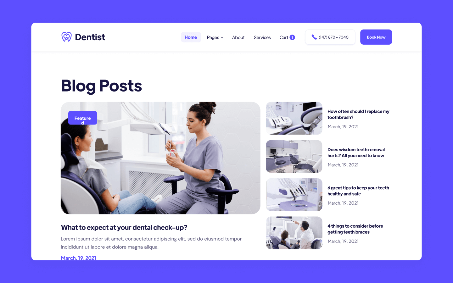 Dentist - Dentist HTML5 Responsive Website Template