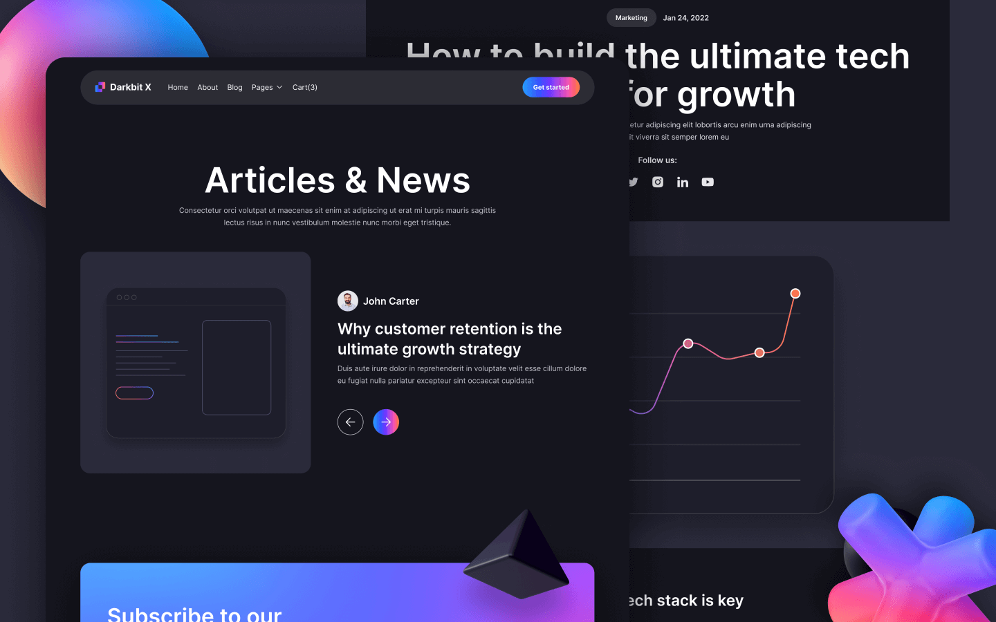 Darkbit X - App HTML5 Responsive Website Template
