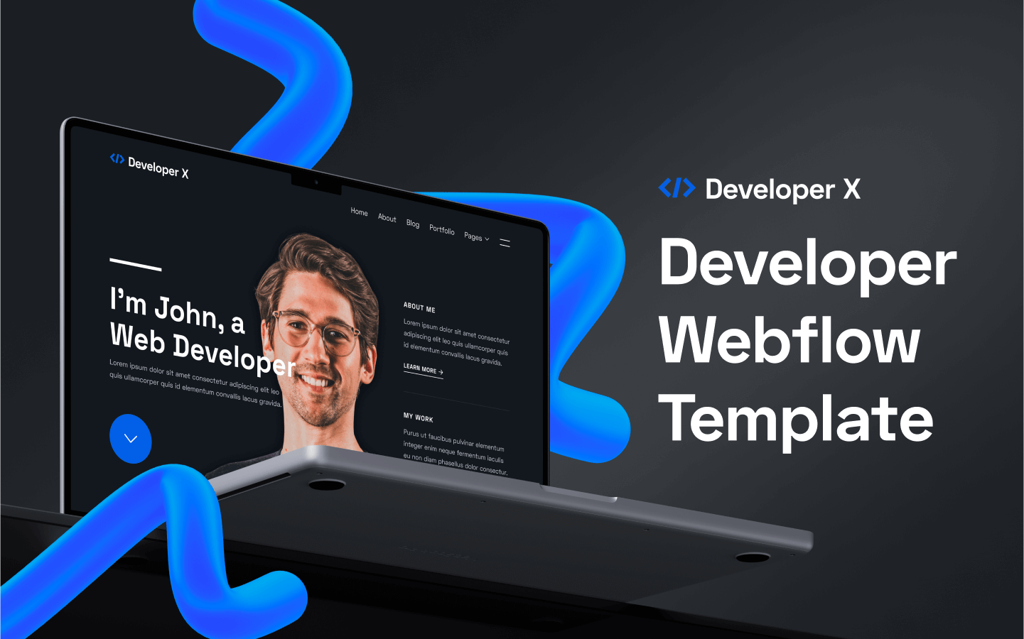 Developer X - Portfolio HTML5 Responsive Website Template