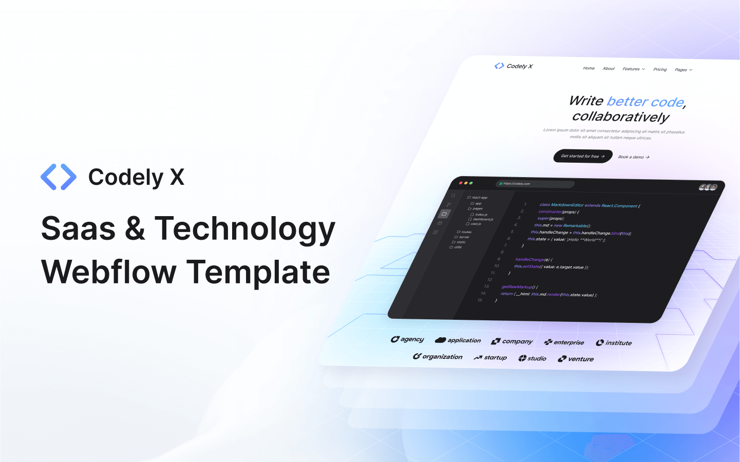 Codely X - SaaS HTML5 Responsive Website Template