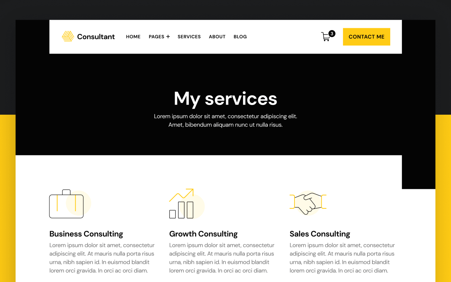 Consultant - Consulting HTML5 Responsive Website Template