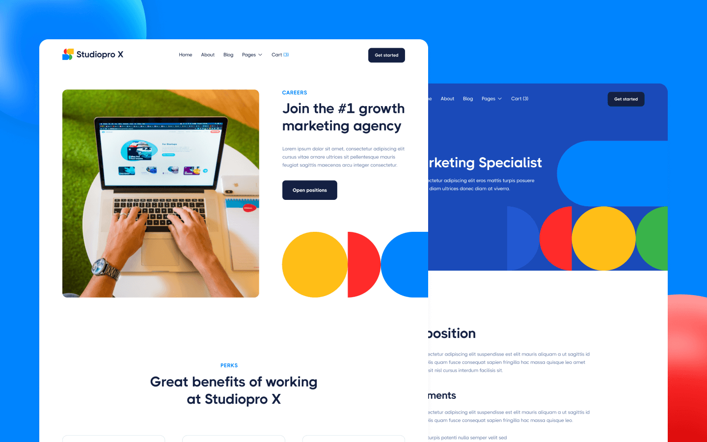 Studiopro X - Agency HTML5 Responsive Website Template