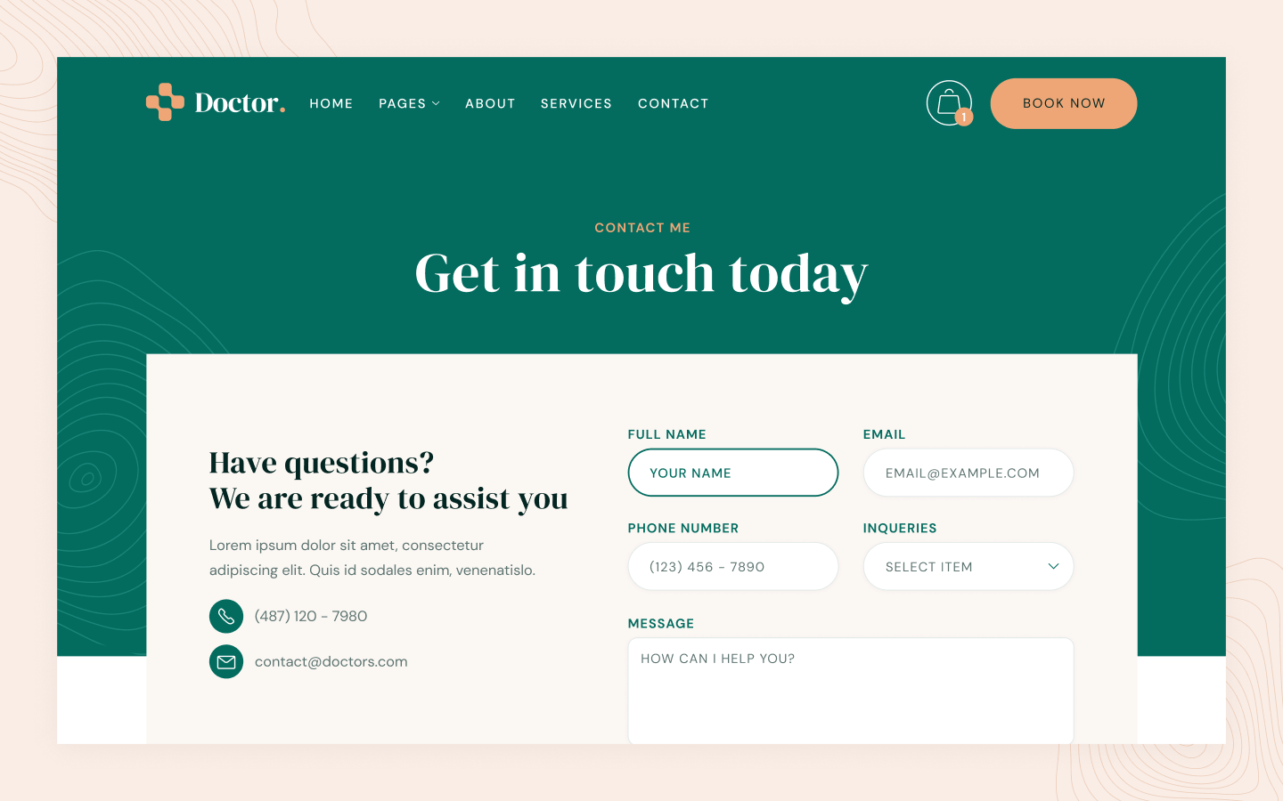 Doctor - Doctor HTML5 Responsive Website Template