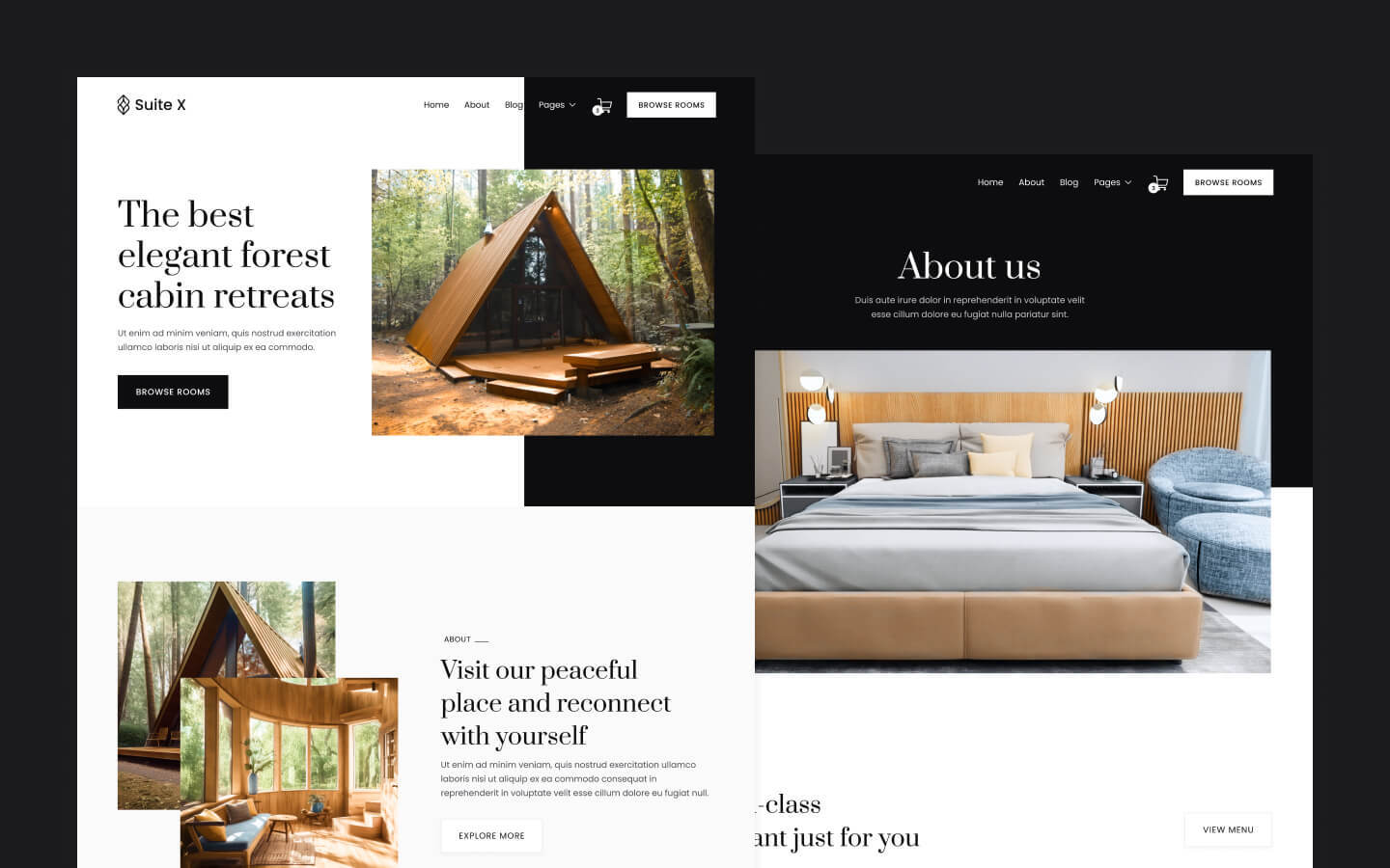 Suite X - Hotel HTML5 Responsive Website Template