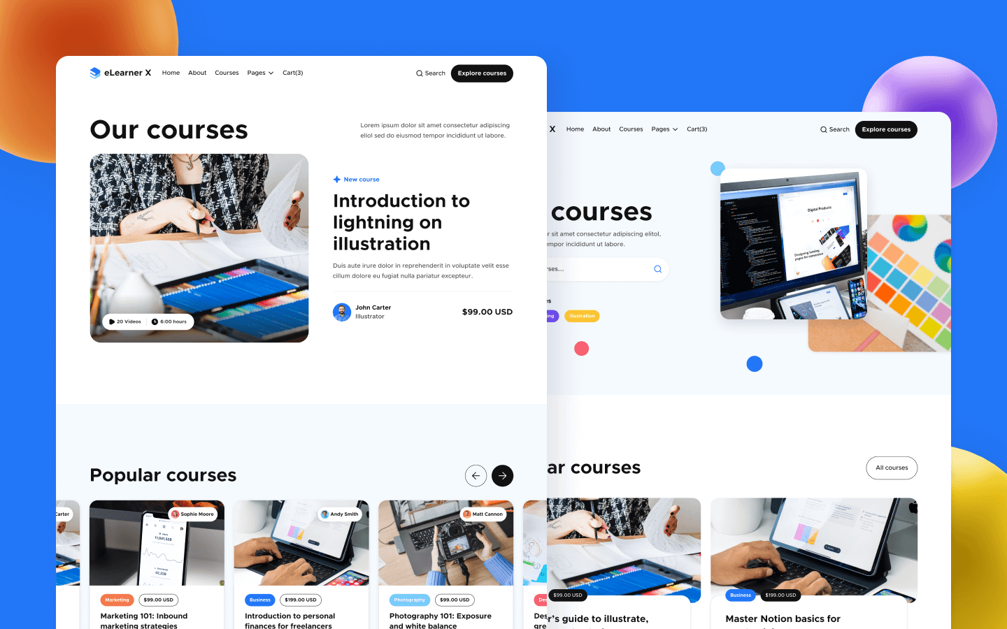 eLearner X - School HTML5 Responsive Website Template