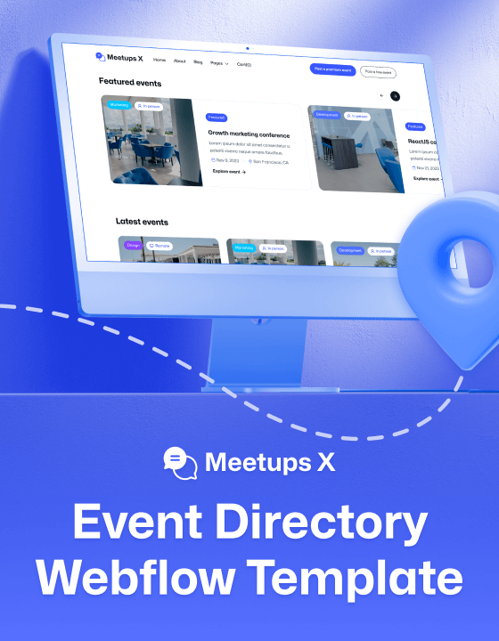 Meetups X - Event HTML5 Responsive Website Template