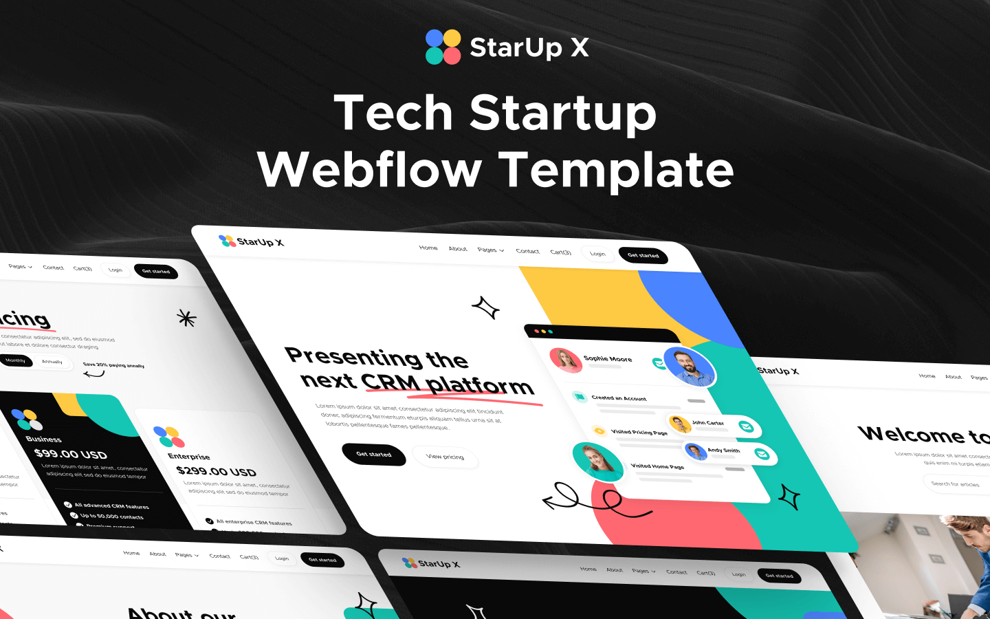 StarUp X - Startup HTML5 Responsive Website Template
