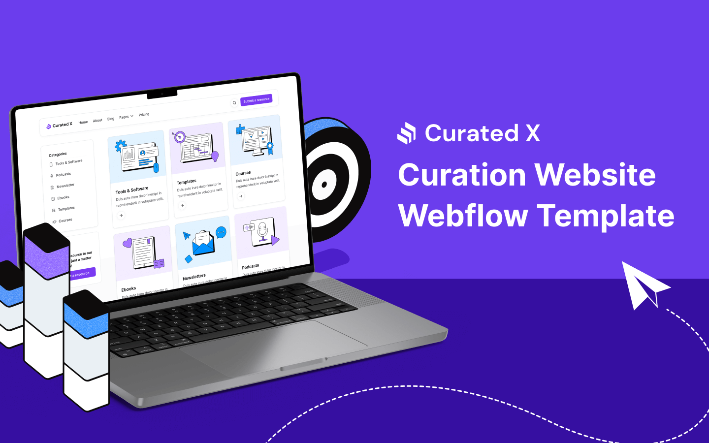 Curated X - Directory HTML5 Responsive Website Template