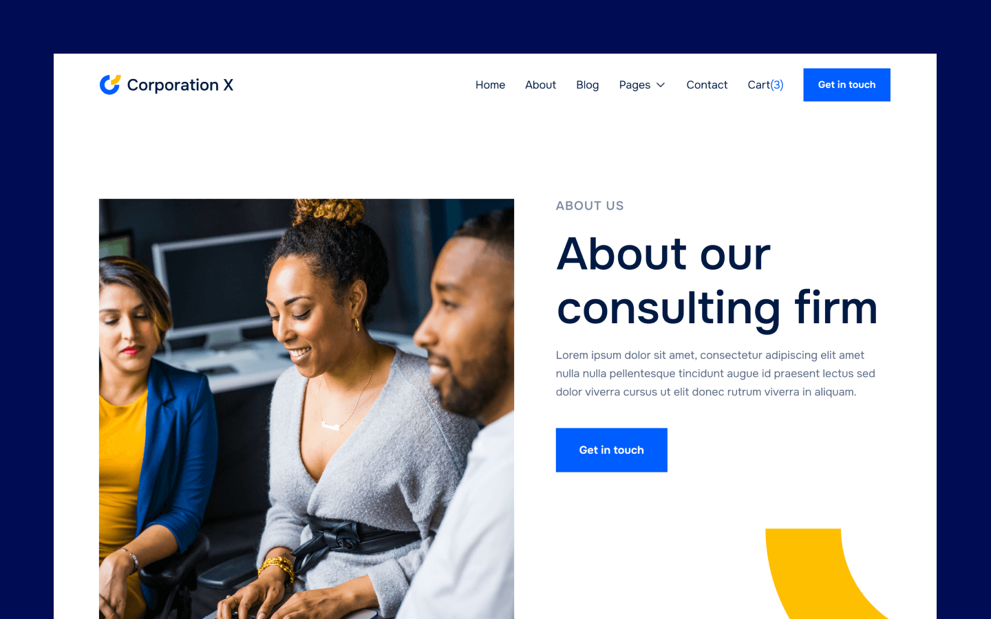 Corporation X - Startup HTML5 Responsive Website Template
