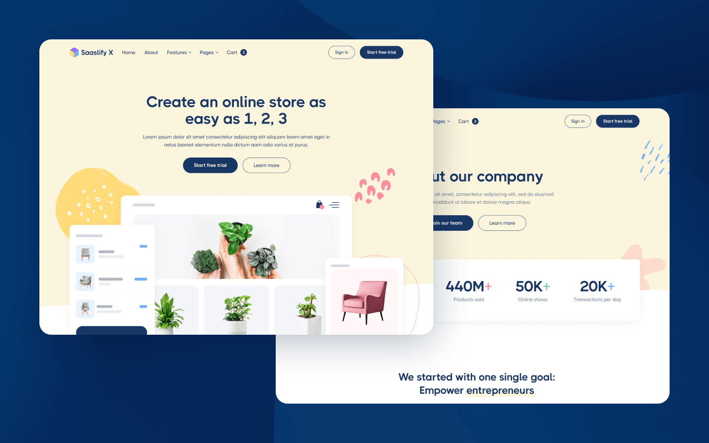 Saaslify X - SaaS HTML5 Responsive Website Template