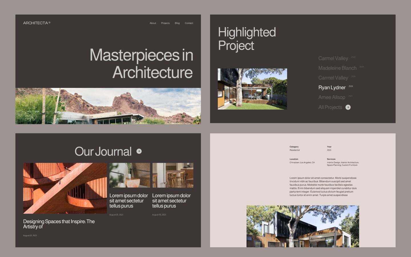 Architecta - Architecture HTML5 Responsive Website Template