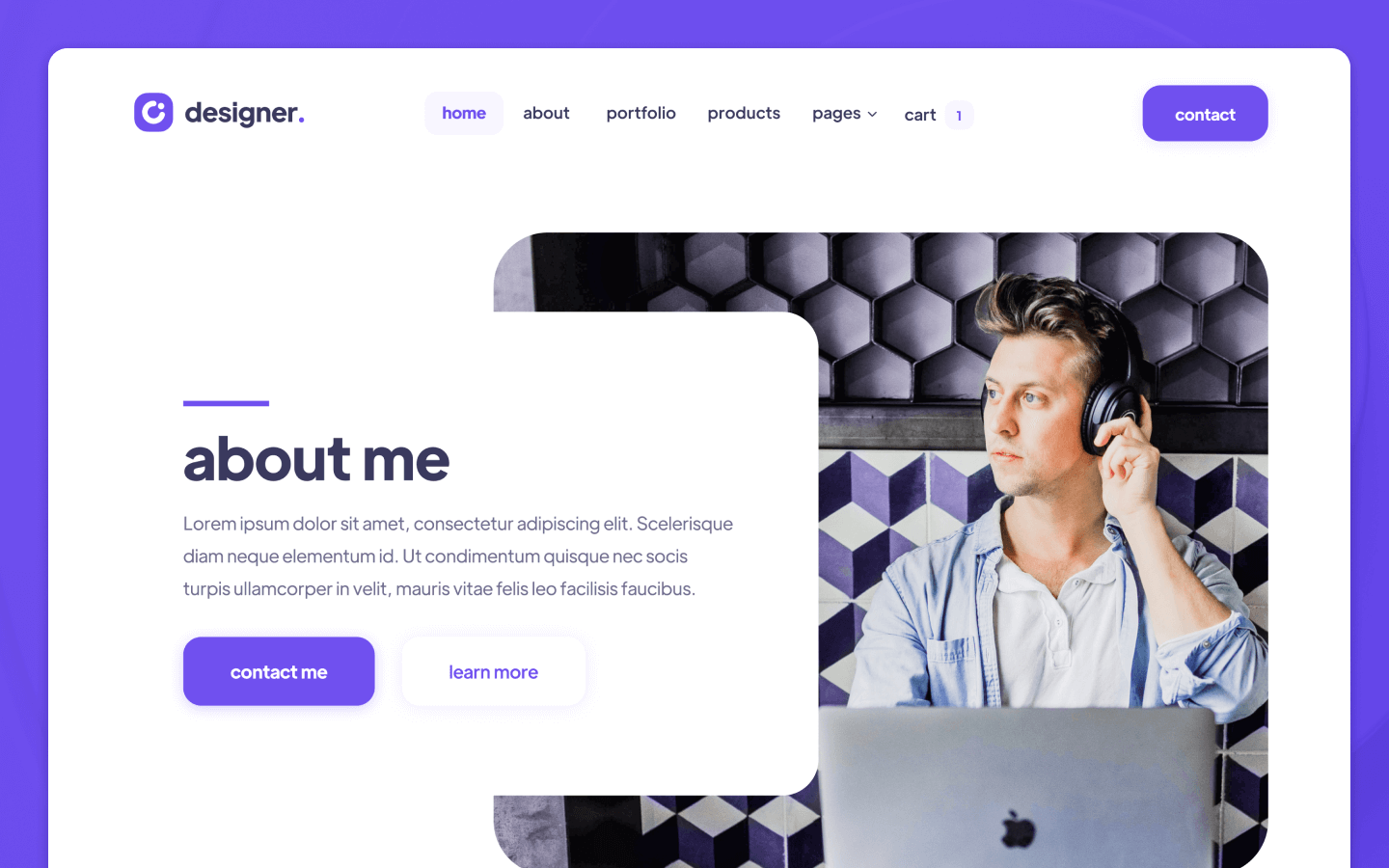 Designer - Portfolio HTML5 Responsive Website Template