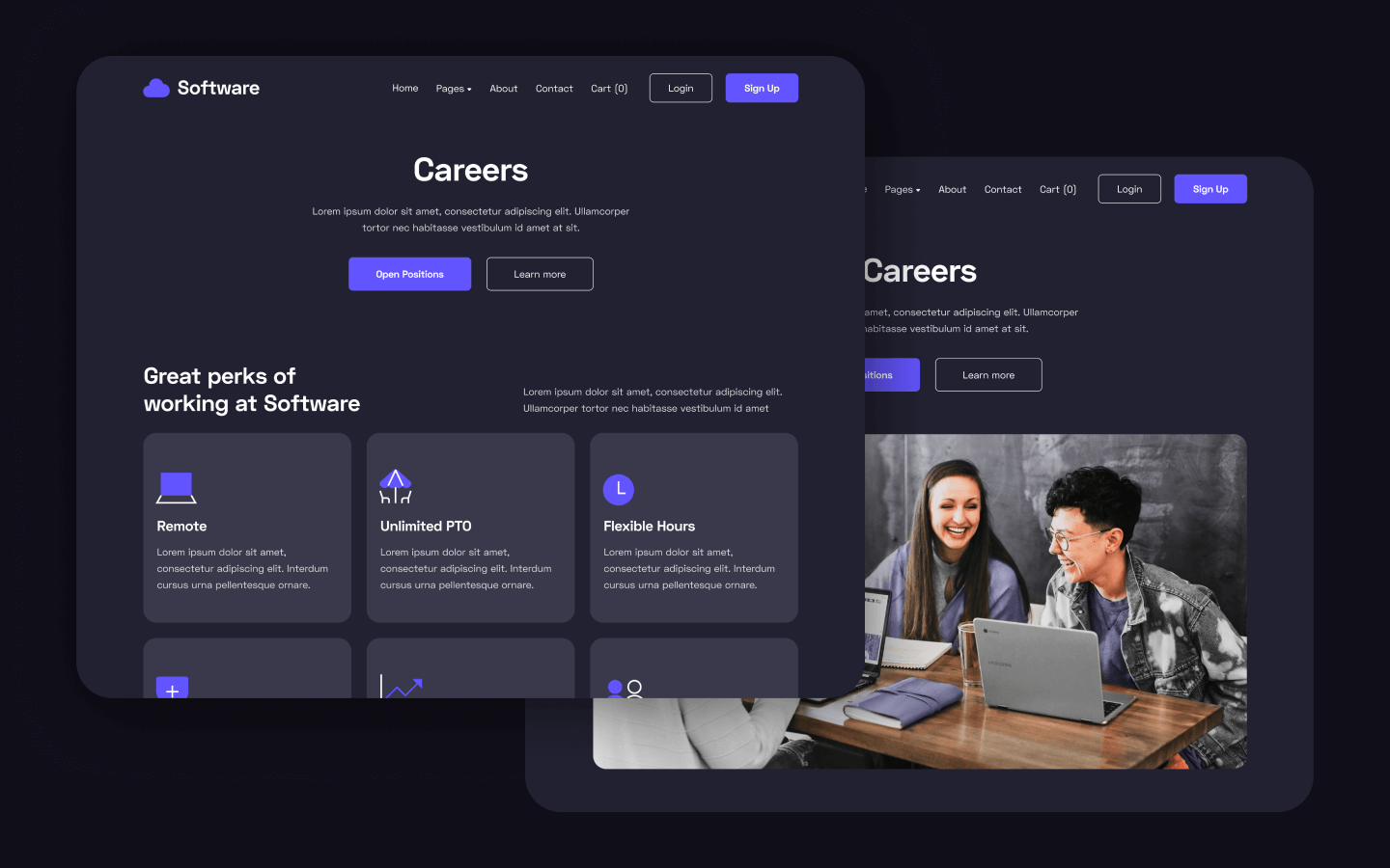 Software - SaaS HTML5 Responsive Website Template