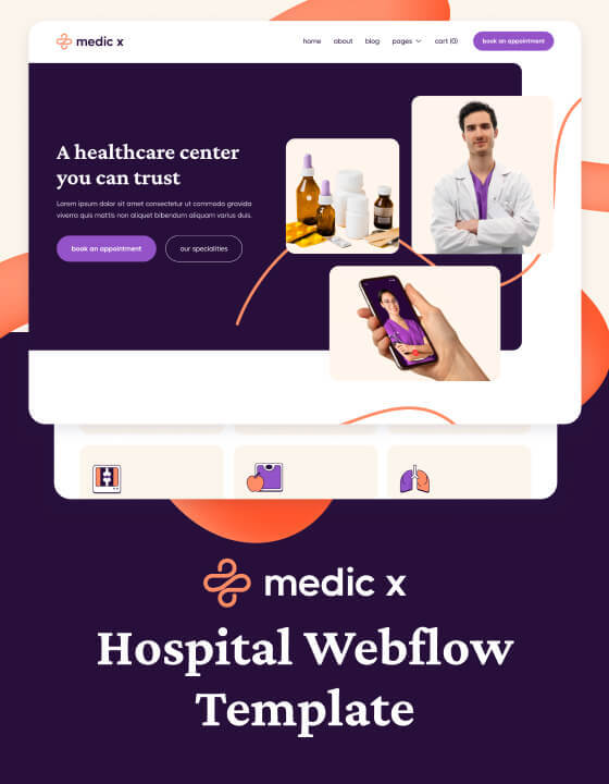 Medic X - Hospital HTML5 Responsive Website Template