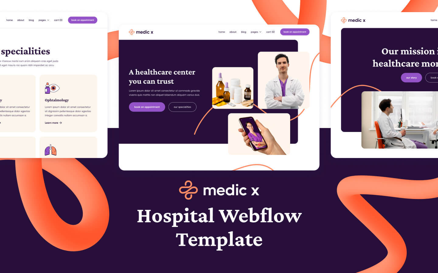 Medic X - Hospital HTML5 Responsive Website Template