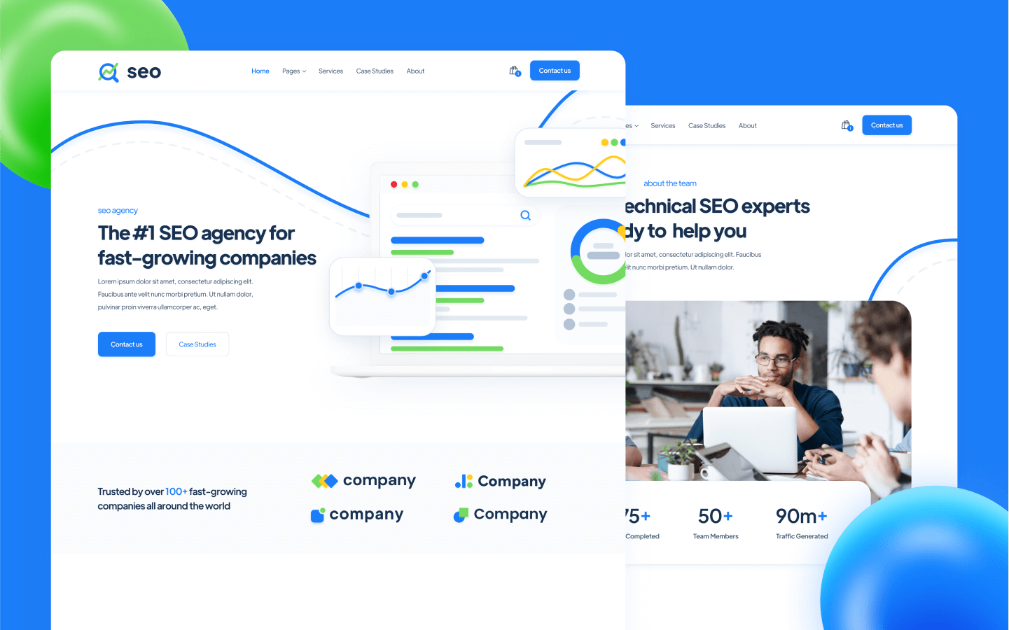 SEO - Marketing HTML5 Responsive Website Template