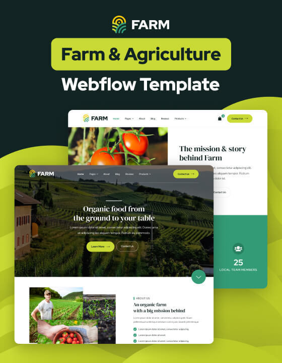 Farm - Farm HTML5 Responsive Website Template