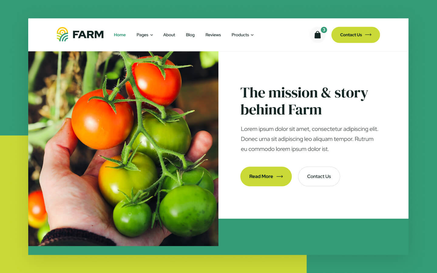 Farm - Farm HTML5 Responsive Website Template