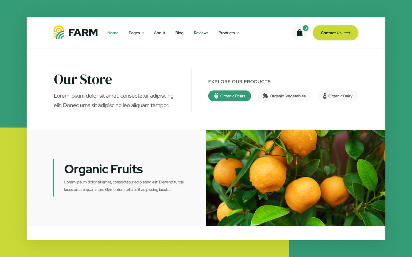 Farm - Farm HTML5 Responsive Website Template