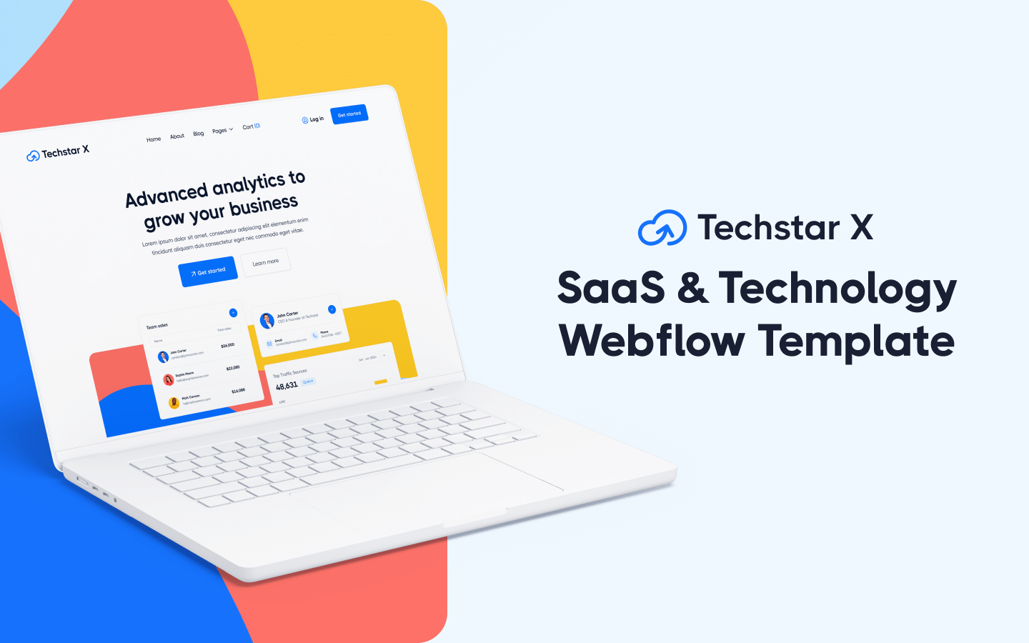 Techstar X - SaaS HTML5 Responsive Website Template
