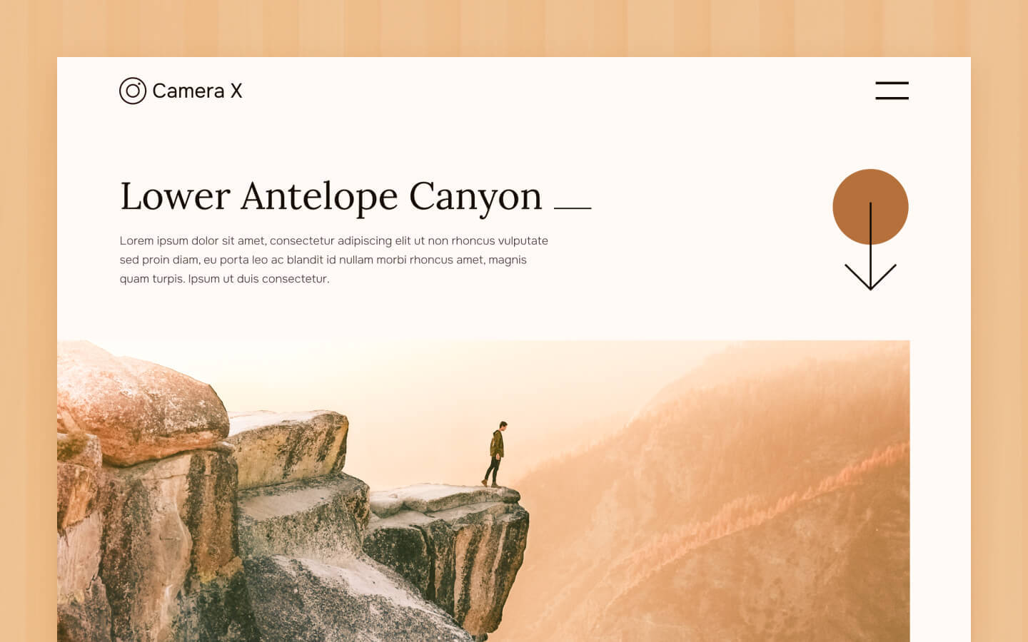 Camera X - Photography HTML5 Responsive Website Template