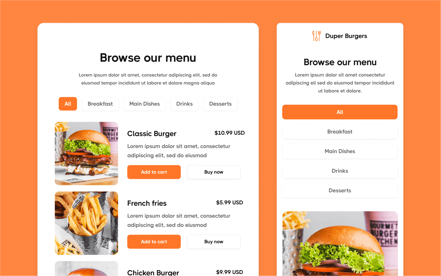 QR Code X - Restaurant HTML5 Responsive Website Template