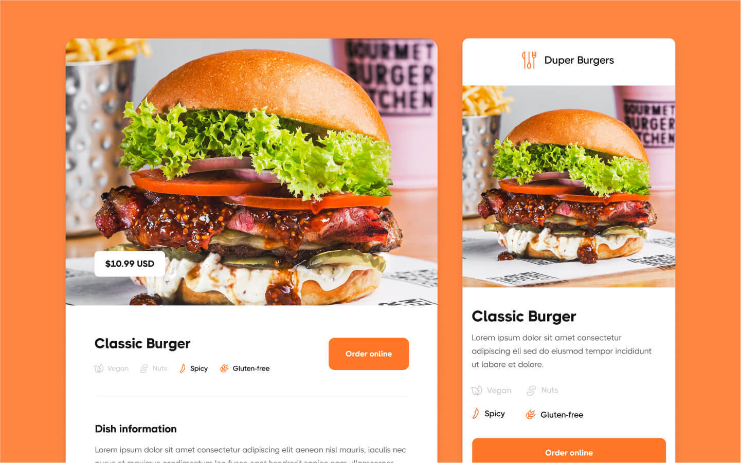 QR Code X - Restaurant HTML5 Responsive Website Template
